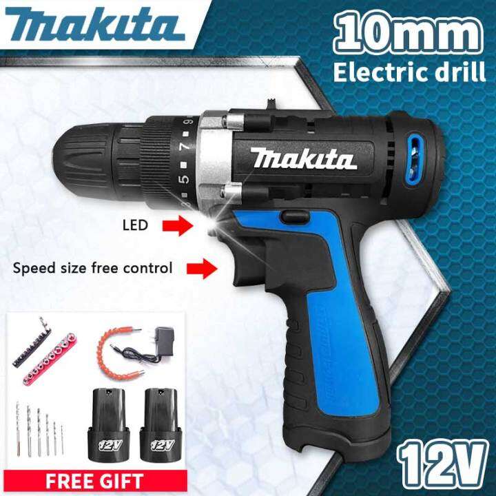 Cordless hand drill heavy duty 12v with Accessories Set electric ...