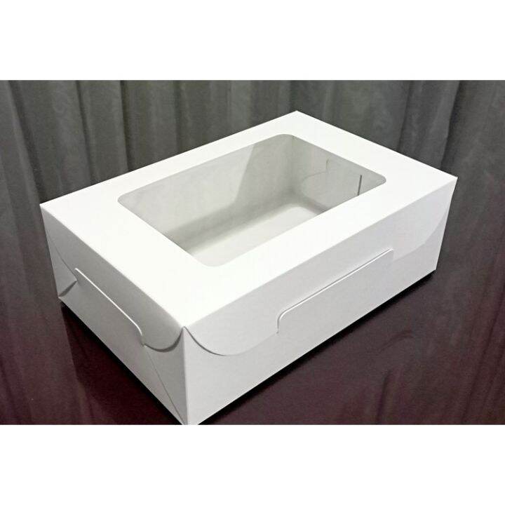 Pastry Box 6x9x3 with Window (20 sets / order) | Lazada PH