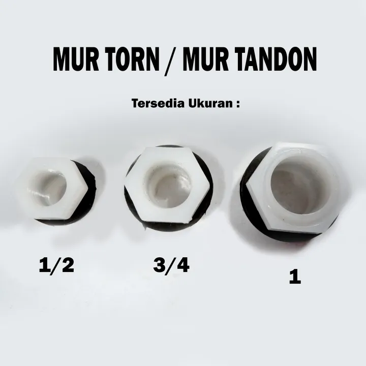 MUR TORN MUR TANDON DRAT DALAM PVC Tersedia Ukuran 1/2 Inch 3/4 Inch 1 ...