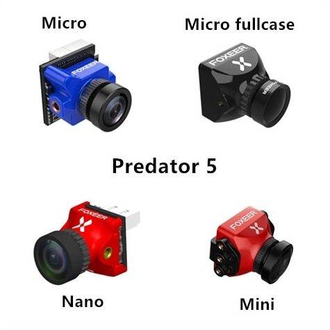 Foxeer Predator 5 Mini Nano Micro/เคส FPV กล้อง FPV สามารถสลับได้ Super ...