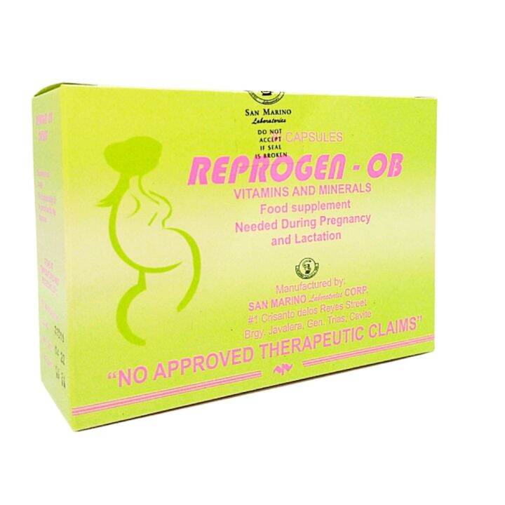 REPROGEN-OB 30s VITAMINS MINERALS FOOD CAPSULE FOR PREGNANT AND ...