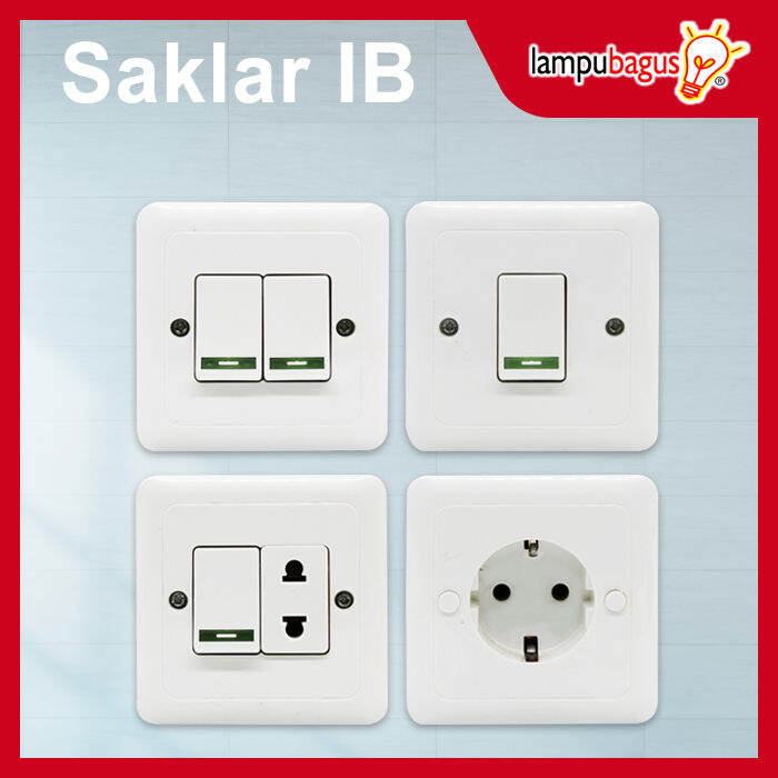 Saklar Lampu Inbow / Saklar Seri Engkel Stop Kontak / Saklar Inbow ...
