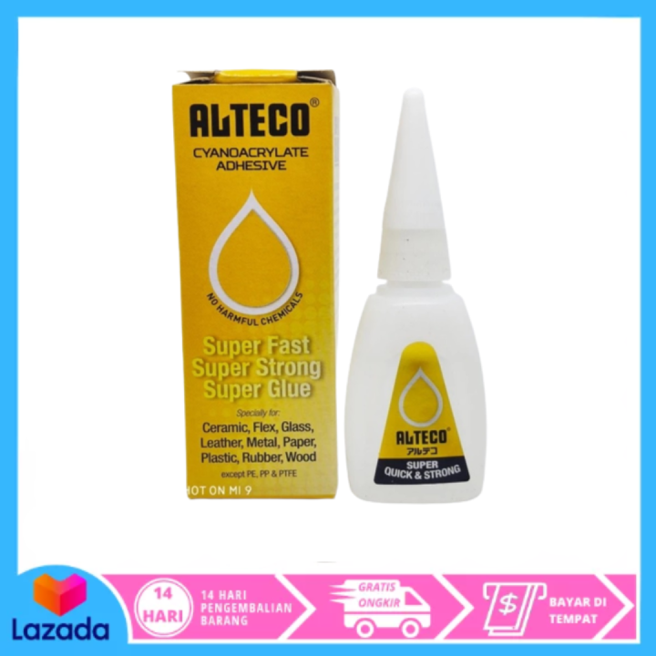 Lem Alteco Super Glue Lem G Cyanoacrylate Adhesive Lem Korea Alteco Lem Besi Kayu Plastik ...