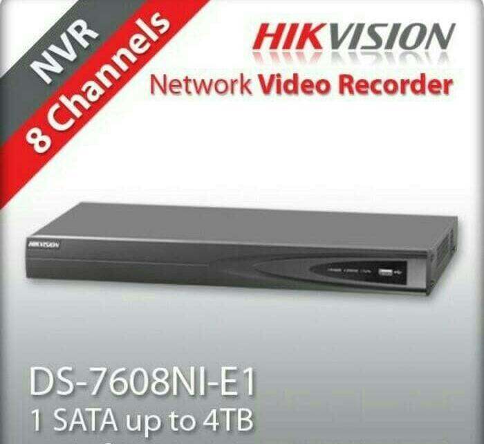 NVR HIKVISION 8 CHANNEL IP DS-7608NI-E1 GARANSI RESMI HIKVISION | Lazada Indonesia