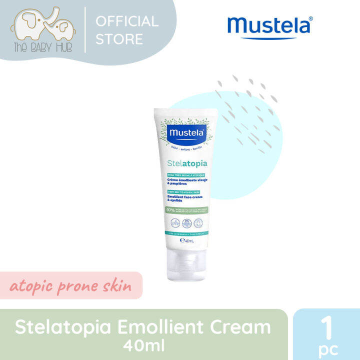 Mustela Stelatopia Emollient Cream 40ml (Atopic Prone Skin) | Lazada PH
