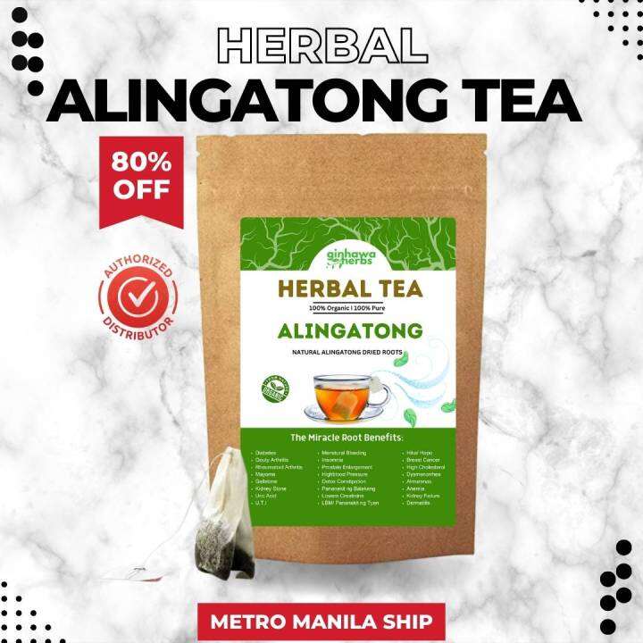 Red Roots Alingatong Herbal Tea 100% Organic 10pcs Tea to 25pcs Tea ...