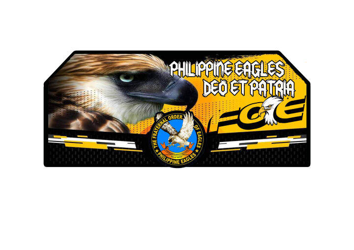 KUYA EAGLE DESIGN MOTORCYCLE PLATE | Lazada PH