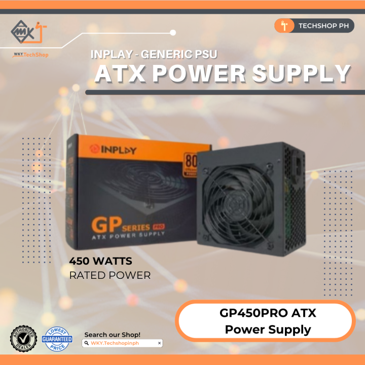 Inplay - Generic PSU GP450PRO ATX Power Supply | Lazada PH