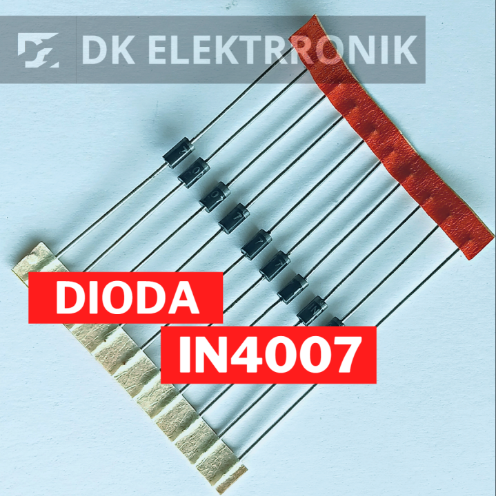 ( 10 PCS) IN4007 ASLI ROLL MIC 1N4007 DIODA IN4007 1N4007 1A DIODE ...