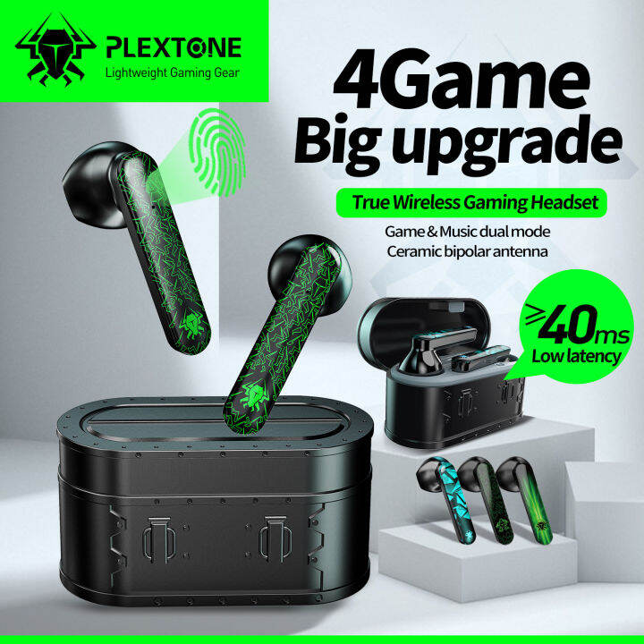 Plextone 4Game TWS True Wireless Gaming Low Latency Earbuds Dual Mode ...