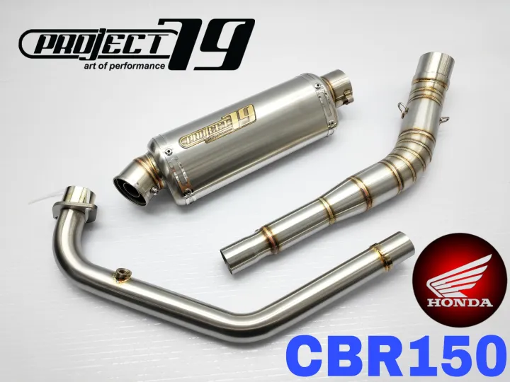 Project79 Exhaust Honda CBR150R 2021 Full System Piping Stainless Steel ...