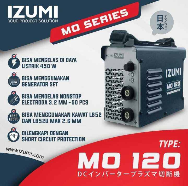 Mesin Las 450 Watt / Trafo Las Listrik / Inverter Las IZUMI MO 120 ...