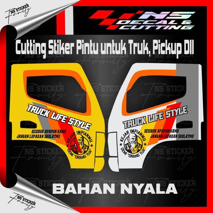 Stiker Pintu Truk Sticker Pintu Truck Pick Up L300 Grand Max | Lazada ...