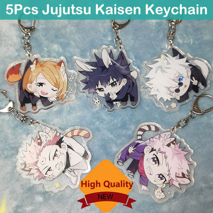 Jujutsu Kaisen Figure Keyring Gojo Satoru & Yuji Itadori Acrylic ...