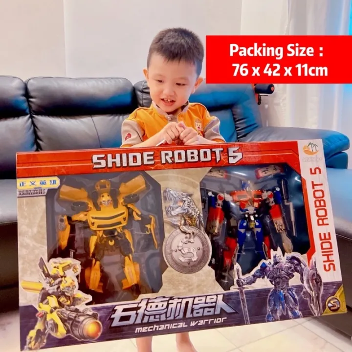 [COD]42cm Super Big bo Set Transformers Prime Bumblebee transformer toy ...