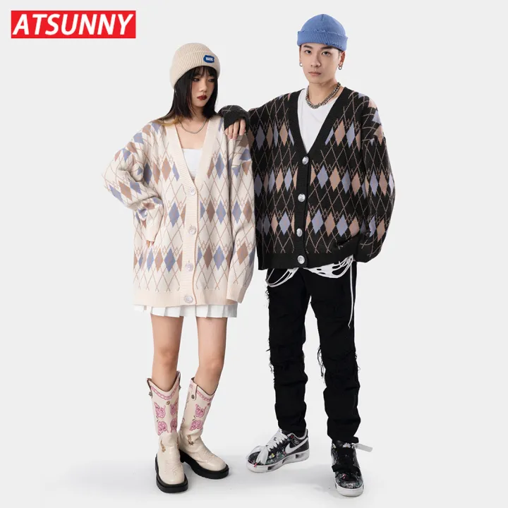 ATSUNNY ฮาราจูกุ Streetwear น่ารักเสื้อกันหนาวรถ Digan วิทยาเขตสไตล์ฮิปฮอป O Versize แฟชั่นเสื้อ ...