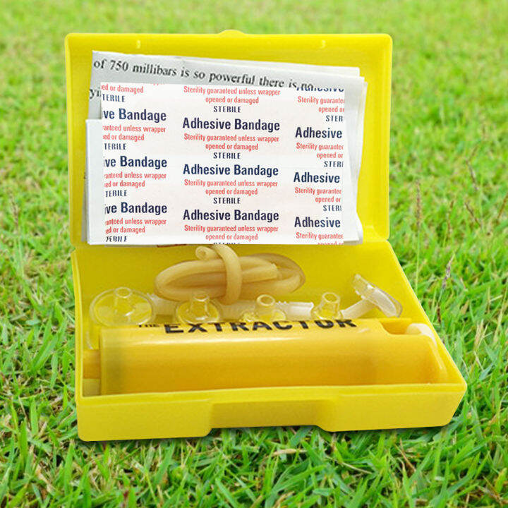 Outdoor Venom Extractor Insect Snake Bite Vacuum Suction Pump Emergency ...