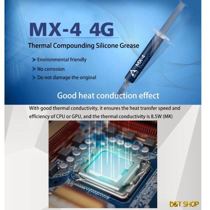 ARCTIC MX4 Quality Thermal Paste for All CPU Coolers Extremely high ...