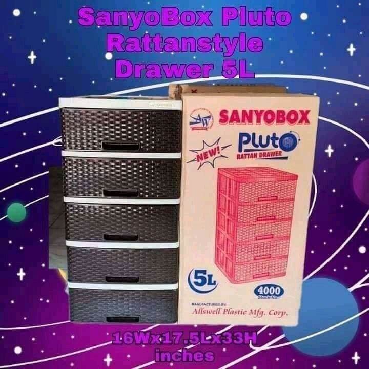 SANYOBOX RATTAN DRAWER 5L NEW | Lazada PH