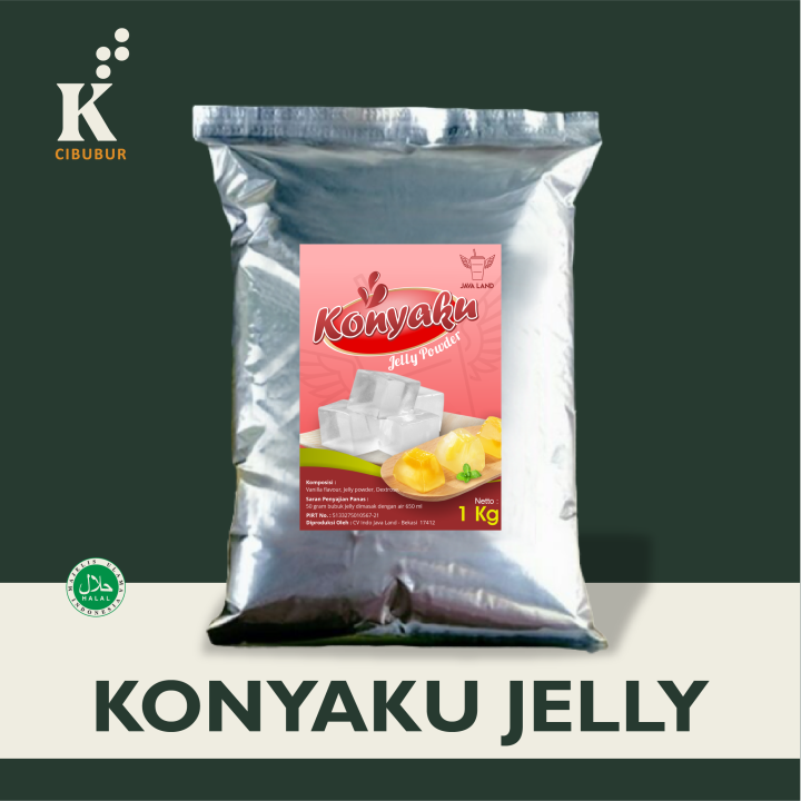 Konyaku Jelly Plain bubuk minuman jelly toping powder Javaland 1kg ...