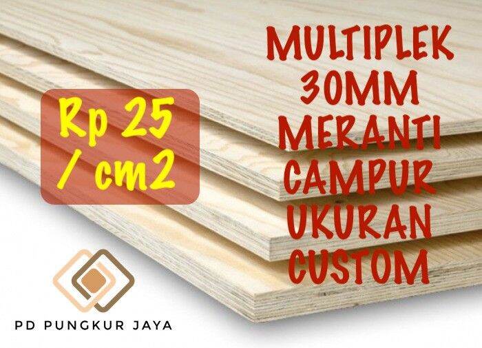 TRIPLEK / MULTIPLEK 30MM MERANTI CAMPUR UKURAN CUSTOM | Lazada Indonesia