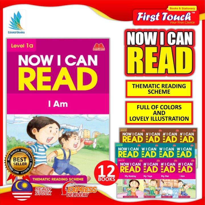 Read Easy English Now I Can Read Level 1-12 Books Kids Buku Kanak-kanak ...