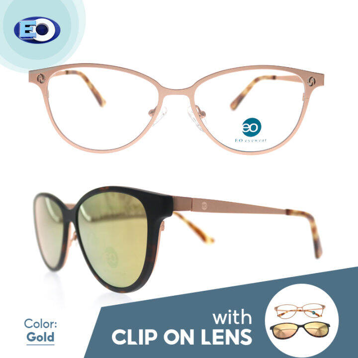 EO Eyewear Clip on Metro Frame with Free Multicoated Lens / Non-graded ...