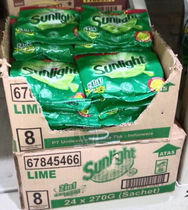 SABUN SUNlight Cream Sabun colek LIME REf 270GR | Lazada Indonesia