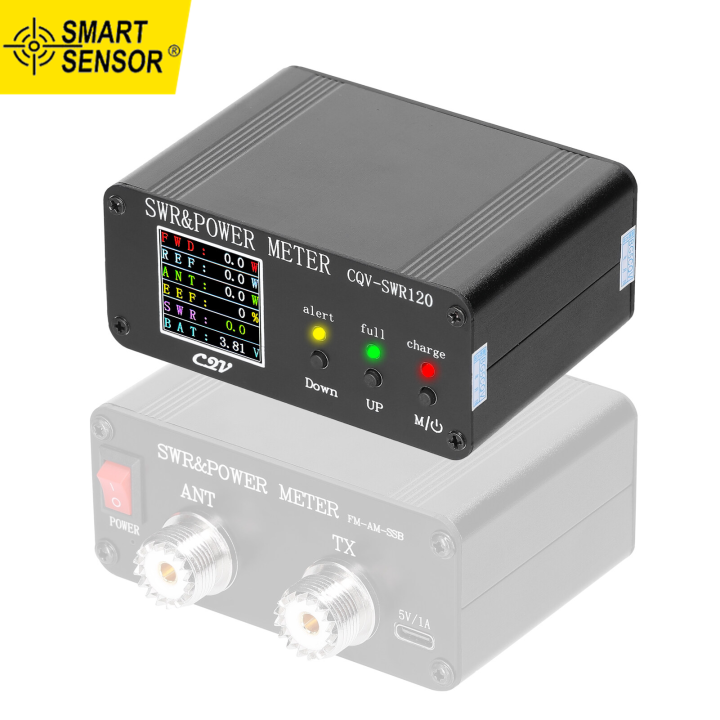 Smart Sensor 1.8MHz-54MHz Standing-waves Meter 240 * 240 Full Color ...