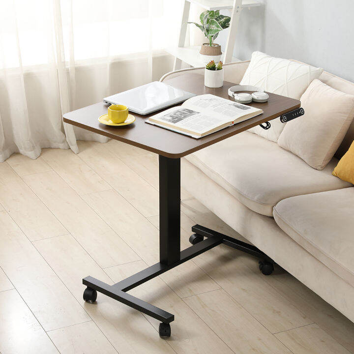 Mxtark 28 inches Mobile Electric Lift Desk Height Adjustable Table with ...
