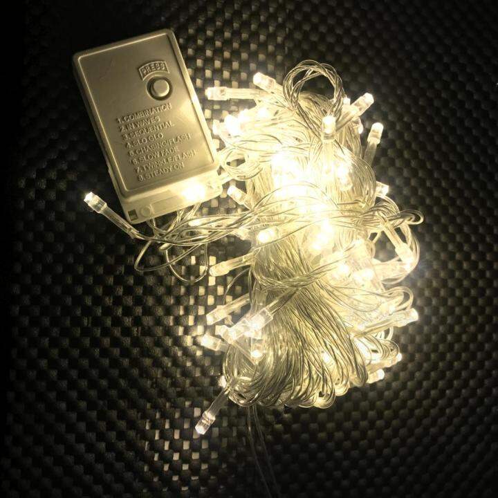 HSไฟ LED 100Lวอมไวท์ ในร่มและกลางแจ้ง ไฟตกแต่ง | Lazada.co.th
