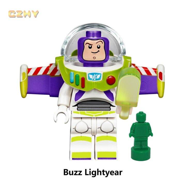Buzz Lightyear Minifigure Toys Story 4 Kids Building Blocks Jessie Alien Ducky Bo Peep Bonnie ...