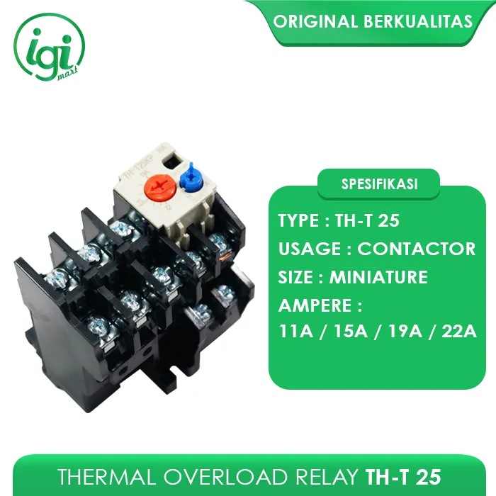 THERMAL OVERLOAD RELAY THT 25 / OVERLOAD TH-T 25KP TH-T25 | Lazada ...