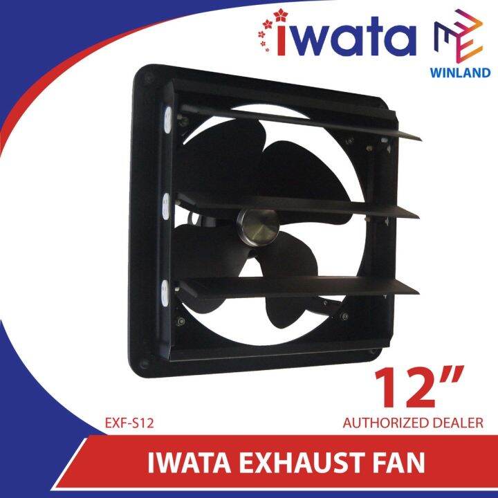 【factory outlet】 Iwata Original Tornado Shutter EXF-S12 Exhaust Fan 12 ...