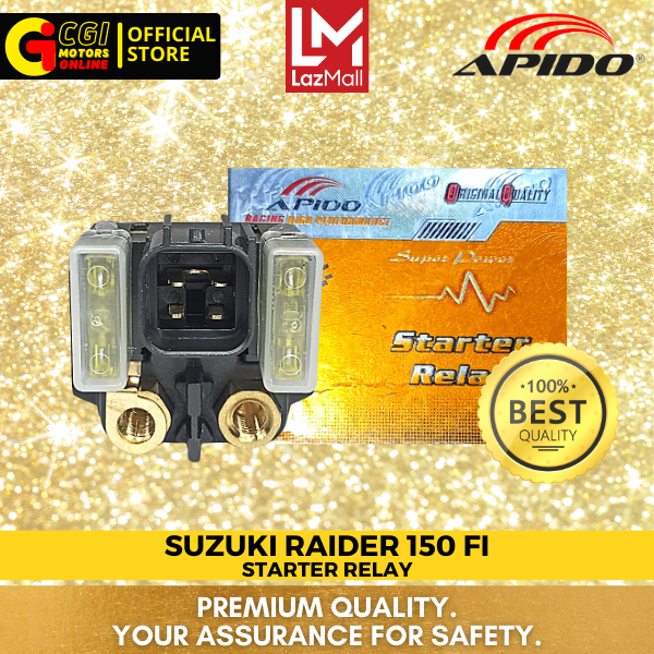 APIDO Starter Relay for Suzuki Raider150 FI | Lazada PH