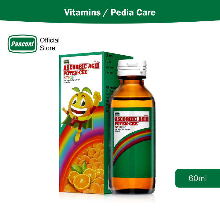 Poten-Cee Syrup 60ml (Ascorbic Acid) | Lazada PH