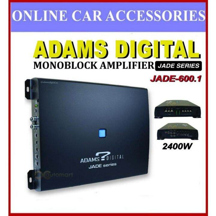 Adams Digital MonoBlock Amplifier JADE Series (2400W) JADE-600.1 | Lazada