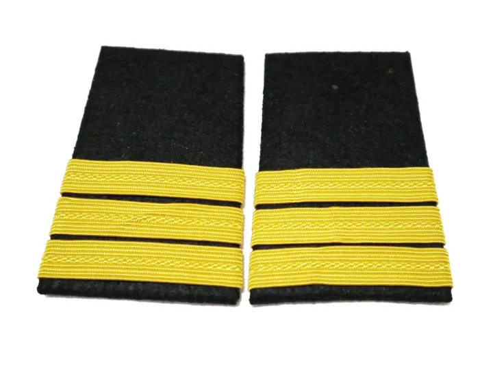SHOULDER BOARD PILOT OFFICER PLAIN 3 BARS | Lazada PH