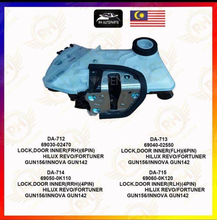 TOYOTA HILUX REVO GUN125 FORTUNER GUN156 INNOVA GUN142 -2016 2016 INNER ...