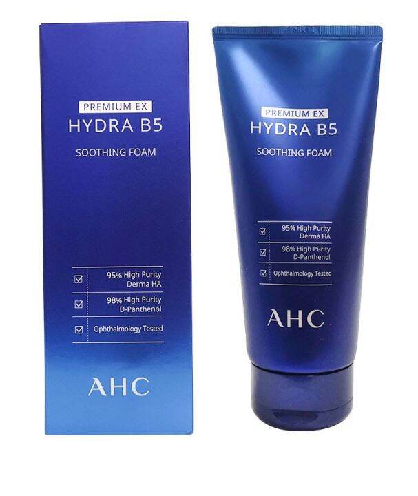 [READY STOCK] AHC Premium Ex Hydra B5 Soothing Foam Cleanser 180ML | Lazada