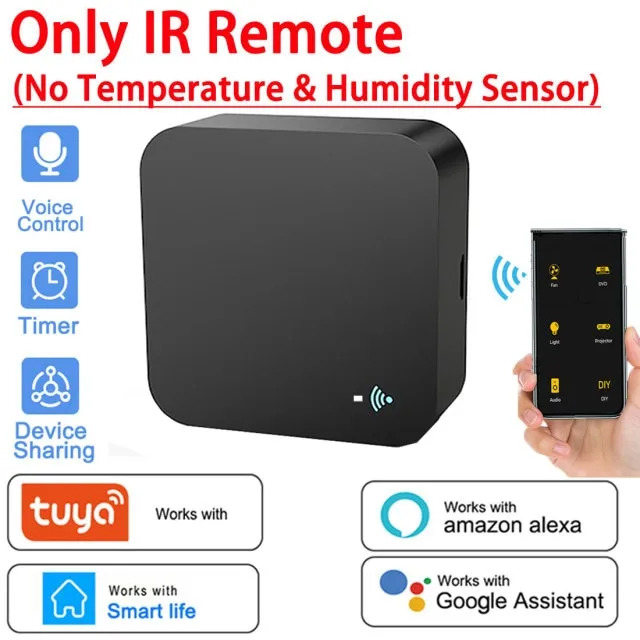 Tuya Smart WIFI IR Remote Control + Temperature & Humidity Sensor ...