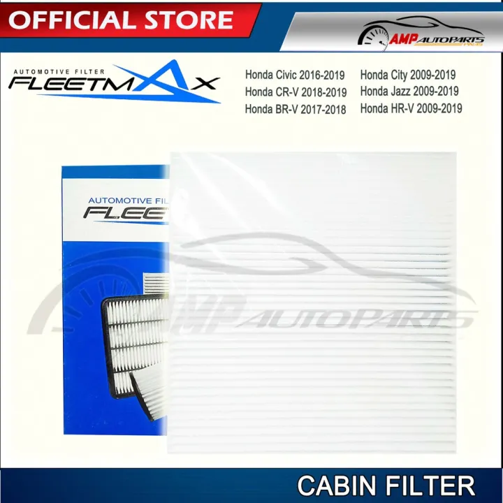 FLEETMAX CABIN FILTER for Honda City Jazz Civic CRV Hr-v Br-v FCS 9868 | Lazada PH
