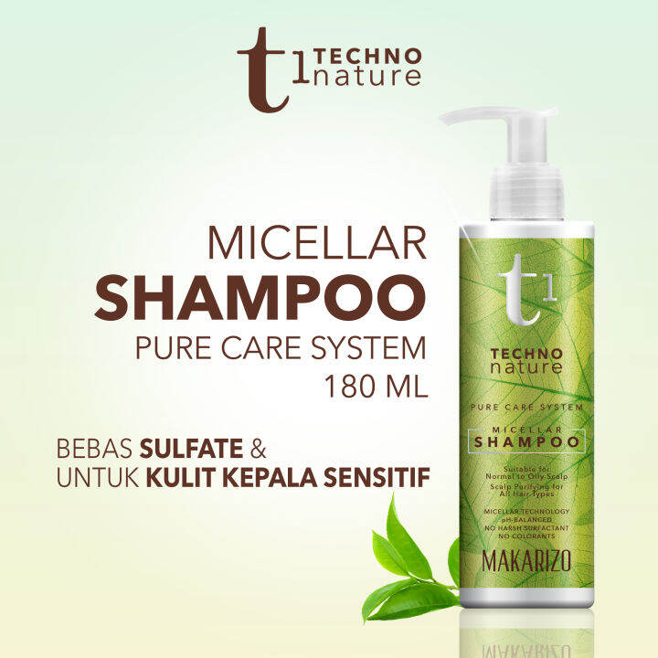 Makarizo T1 Pure Care System Micellar Shampoo Bottle 180 mL | Lazada ...