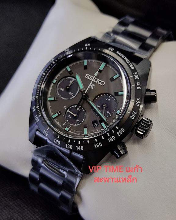 นาฬิกา Seiko Prospex Black Series ‘Night Speedtimer’ Solar Chronograph ...