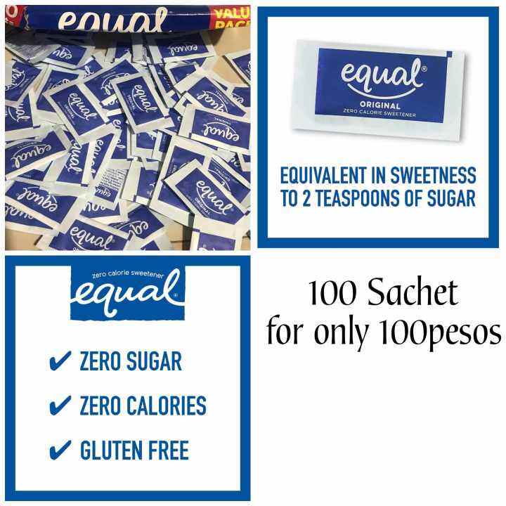 Equal Original Zero Calorie Sweetener 100 Sachet | Lazada PH