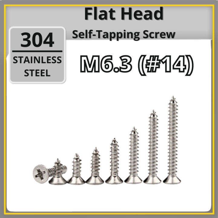 CSK Phillips Flat Head Self Tapping Screw | SUS 304 Stainless Steel ...