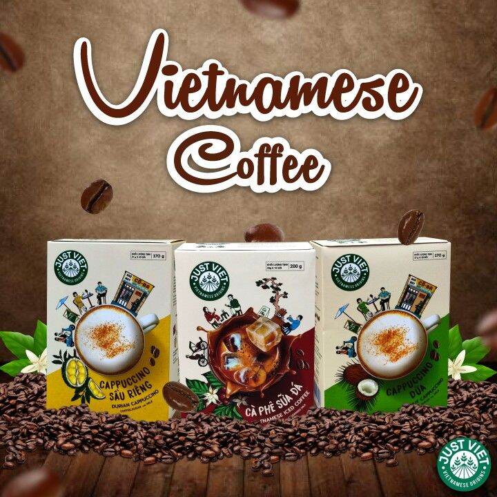 JUST VIET Vietnamese Origins, Cappuccino Coconut Coffee, Cappuccino ...
