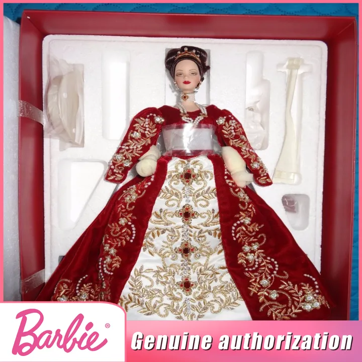 Barbie Faberge Porcelain Imperial Splendor Royal Red Velvet Ceramic ...