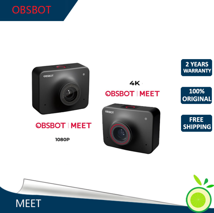 OBSBOT Meet 4K Webcam 4K Ultra HD AI-Powered Webcam 4K Video Conference ...
