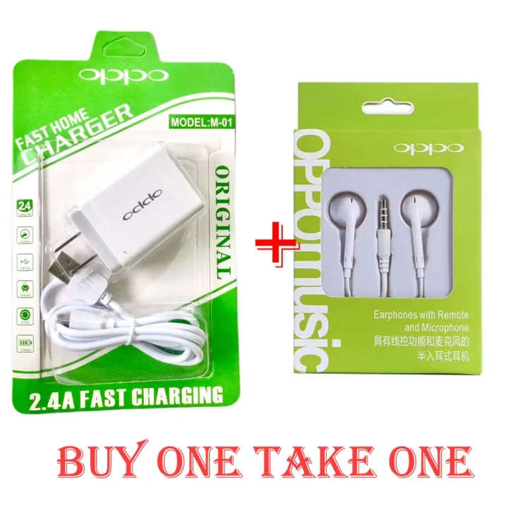 OPPO Fast Charger 2.4A Quick 2in1 2USB Travel For Android Micro Free ...